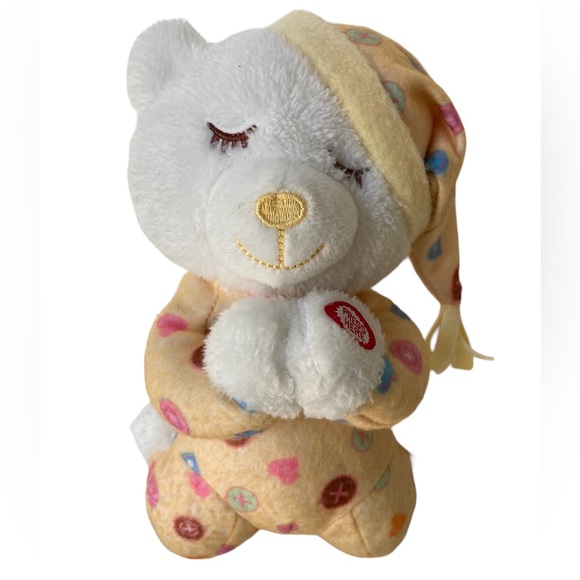 HugFun | Toys | Hugfun Praying Teddy Bear Plush Yellow White Now I Lay ...